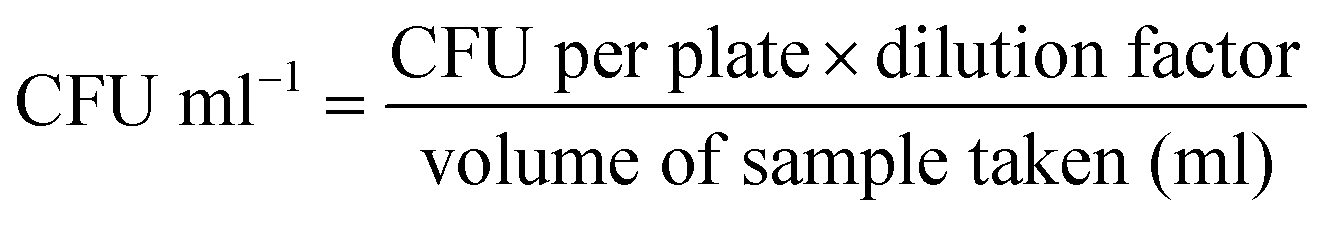 How To Calculate Cfu Ml