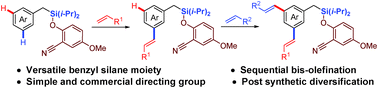 Sequential meta-C–H olefination of synthetically versatile benzyl ...