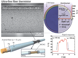 Ultrafine-fiber thermistors for microscale biomonitoring - Journal of ...
