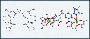 Design of a new nitronyl-nitroxide biradical and its complexes ...