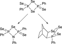 Heterocycle formation using [PhP(Se)(μ-Se)]2. The crystal structures of ...