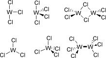 The gas phase structures of tungsten chlorides: density functional ...