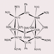 A tetranuclear nickel(ii) complex assembled from an asymmetric ...