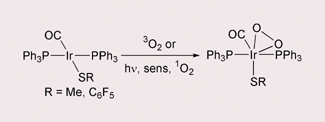 Reaction of singlet oxygen with Ir(i) and Rh(i) thiolato complexes ...