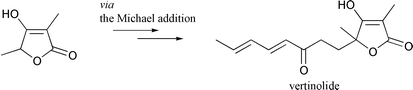 Extremely simple and practical synthesis of (±)-vertinolide via the ...