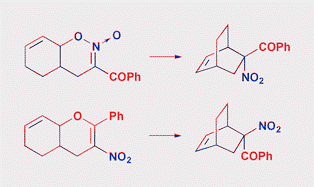 Competing Diels–Alder reactions of activated nitroethylene derivatives ...