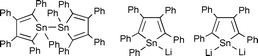 Formation of the first monoanion and dianion of stannole - Chemical ...