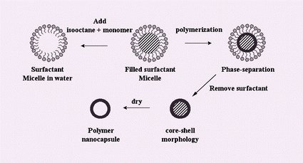Facile fabrication of hollow polystyrene nanocapsules by microemulsion ...