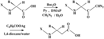 Homologation of α-amino acids to β-amino acids using Boc2O - Journal of ...