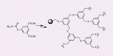 Preparation of novel polythioether dendrons on a solid support ...