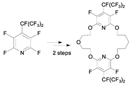 Polyhalogenated heterocyclic compounds. Macrocycles from perfluoro-4 ...