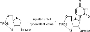 A novel method for the synthesis of 4′-thiopyrimidine nucleosides using ...