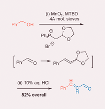 Two carbon homologated α,β-unsaturated aldehydes from alcohols using ...