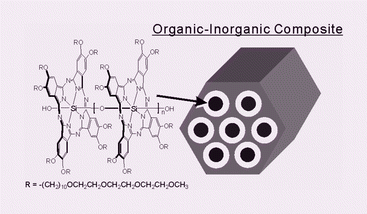 Preparation of organic–inorganic composites containing rod-like ...