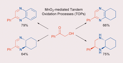 Preparation of quinoxalines, dihydropyrazines, pyrazines and ...