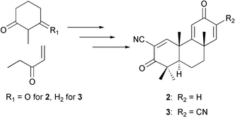 Efficient synthesis of (−)- and (+)-tricyclic compounds with enone ...