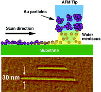 Dip-pen lithography using aqueous metal nanocrystal dispersions ...