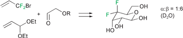 Synthesis of 4,4-difluoroglycosides using ring-closing metathesis ...