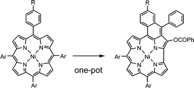 Porphyrin ring contraction: a one-pot reaction leading to divalent ...