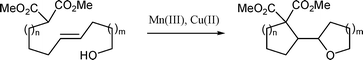 Manganese(iii) acetate mediated synthesis of oxygen heterocycles ...