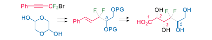 A stereodivergent asymmetric approach to difluorinated aldonic acids ...