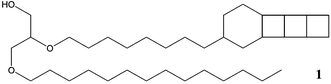 A mixed ladderane/n-alkyl glycerol diether membrane lipid in an ...