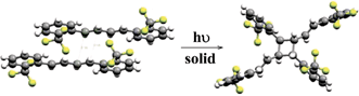 Regiospecific topochemical reactions controlled by trifluoromethyl ...
