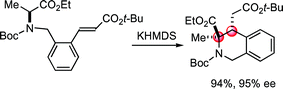 Memory of chirality in intramolecular conjugate addition of enolates: a ...