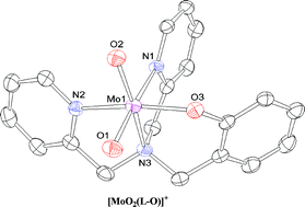 Synthesis and characterization of molybdenum oxo complexes of two ...