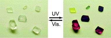 Photochromism of diarylethene single crystals: crystal structures and ...
