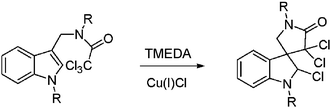 Synthesis of highly functionalised spiro-indoles by a halogen atom ...