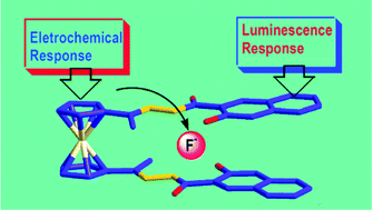 Host–guest complexation of a fluorescent and electrochemical chemsensor ...