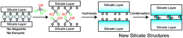 Design of silicate nanostructures by interlayer alkoxysilylation of ...