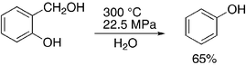 Reaction of hydroxybenzyl alcohols under hydrothermal conditions ...