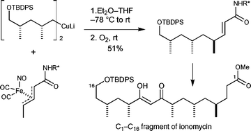 Synthesis of the C1–C16 fragment of ionomycin using a neutral (η3-allyl ...