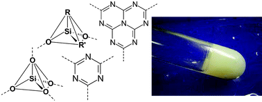 s-Triazine and tri-s-triazine based organic–inorganic hybrid gels ...