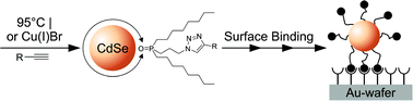 Surface-modified nanoparticles via thermal and Cu(i)-mediated “click ...