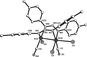 Iodination of triazenide-bridged rhodium and iridium complexes ...