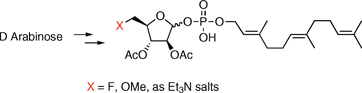Synthesis of putative chain terminators of mycobacterial arabinan ...