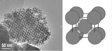 Porous crystals of cubic metal oxides templated by cage-containing ...