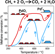 Insight into the structure of supported palladium catalysts during the ...