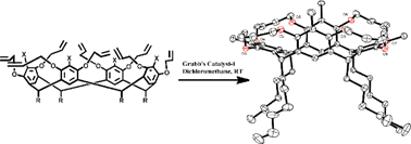 Synthesis of resorcin[4]arene cavitands by ring-closing metathesis ...
