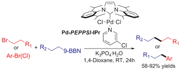 High yielding alkylations of unactivated sp3 and sp2 centres with alkyl ...