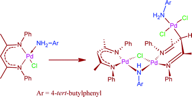 Novel dinuclear and trinuclear palladium β-diiminate complexes ...