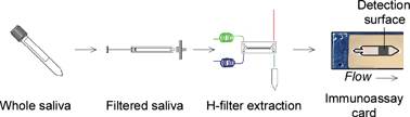 Conditioning saliva for use in a microfluidic biosensor - Lab on a Chip ...