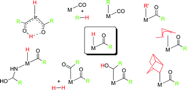 Aldehyde C–H activation with late transition metal organometallic ...