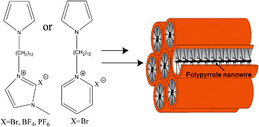 Pyrrole containing ionic liquid as tecton for construction of ordered ...