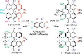 Total synthesis of chiral biaryl natural products by asymmetric biaryl ...