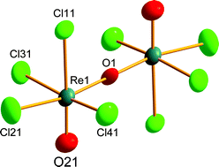 Remarkably stable dinuclear, diamagnetic rhenium(VI) salts with the ...