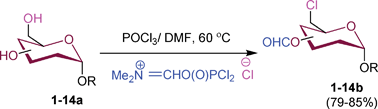 Reaction of carbohydrates with Vilsmeier reagent: a tandem selective ...